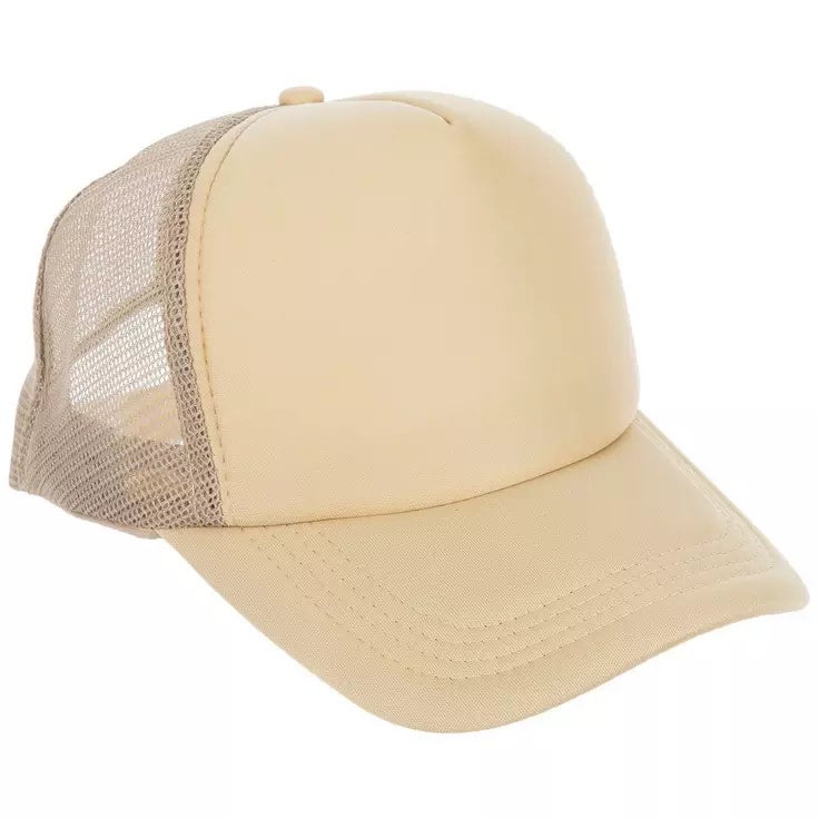 Tan Trucker Hat | The Painted Teacher Boutique